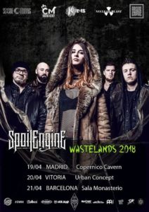Gira española de Spoil Engine en Abril 2018 - Max Metal