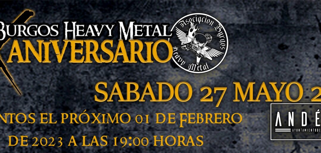 X Aniversario de la Asociación BURGOS HEAVY METAL - Max Metal
