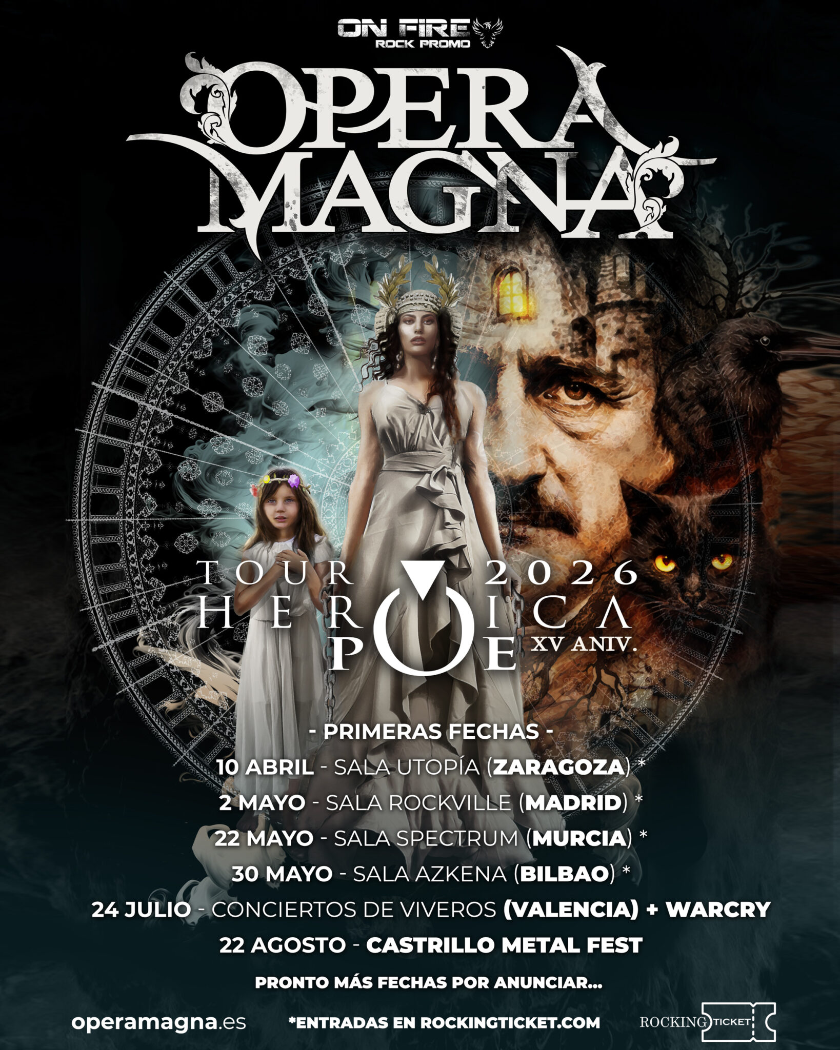 OPERA MAGNA hará una gira especial por los 15 años de POE - Max Metal